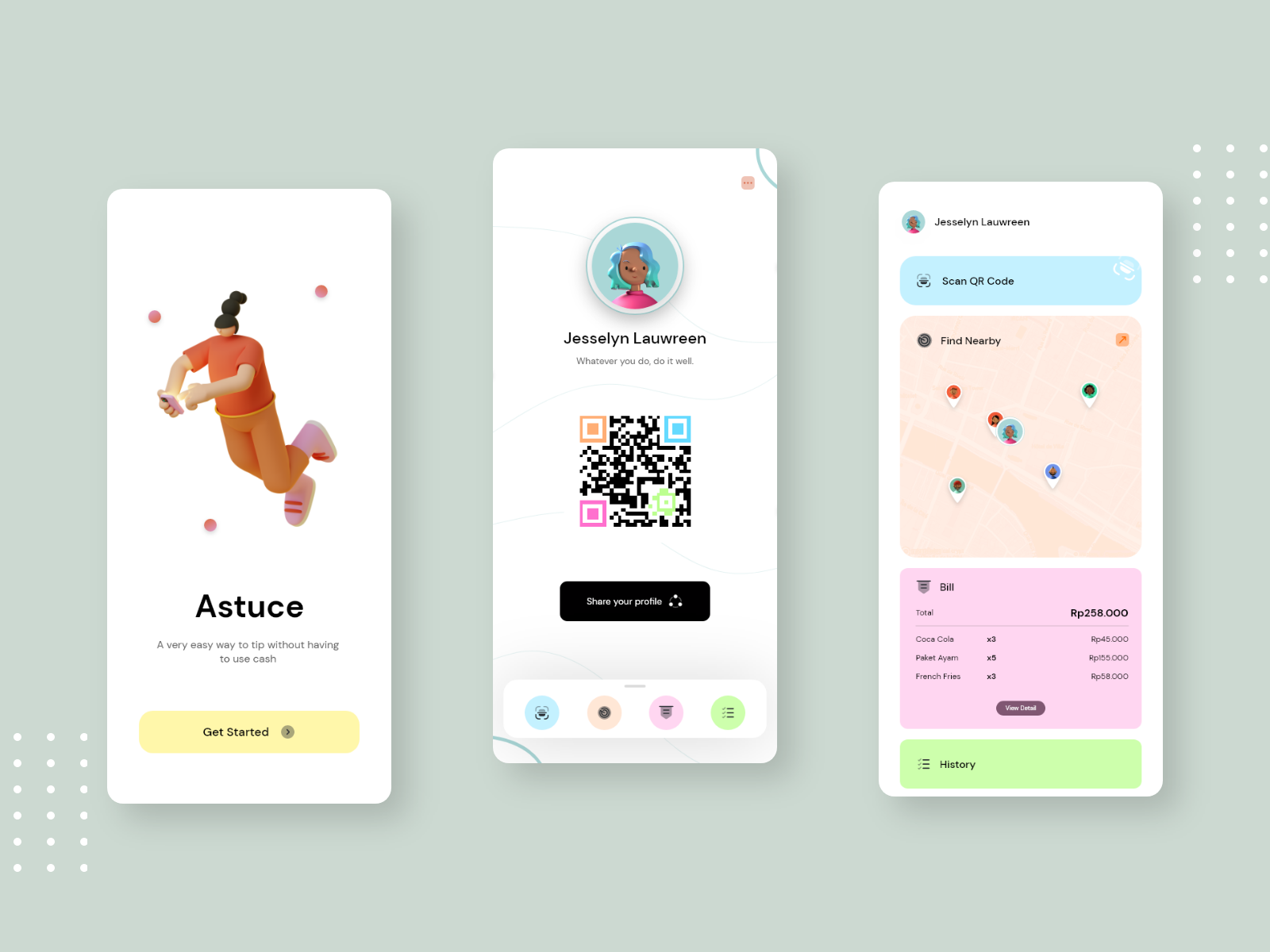 Unique Menu by Ilham Anugrah on Dribbble