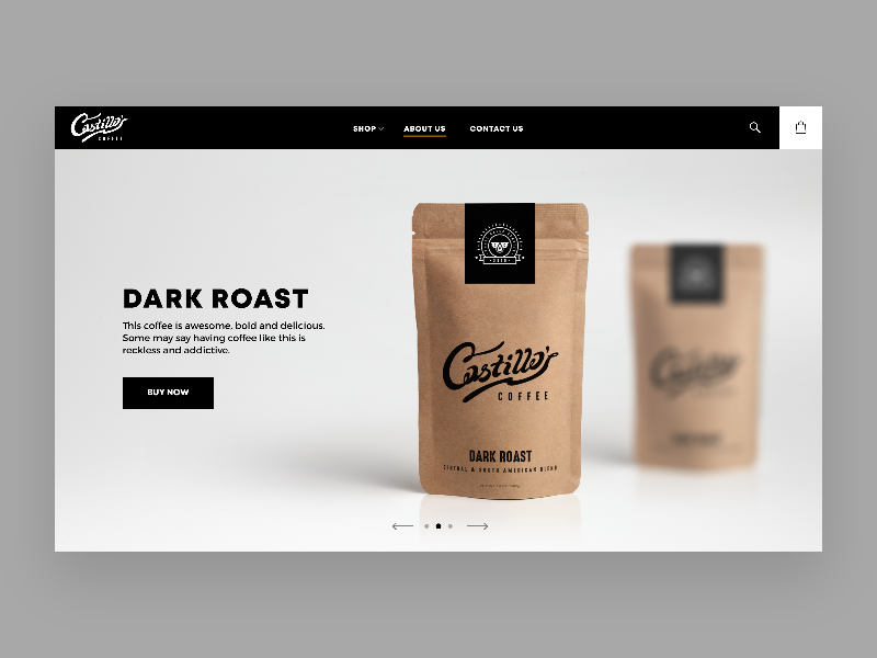 Castillo Coffee by Mike Mitov on Dribbble
