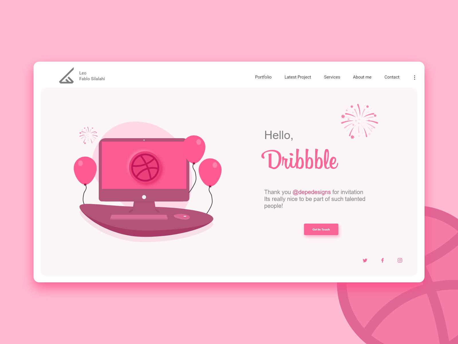 First shot by Leo Fablo S on Dribbble