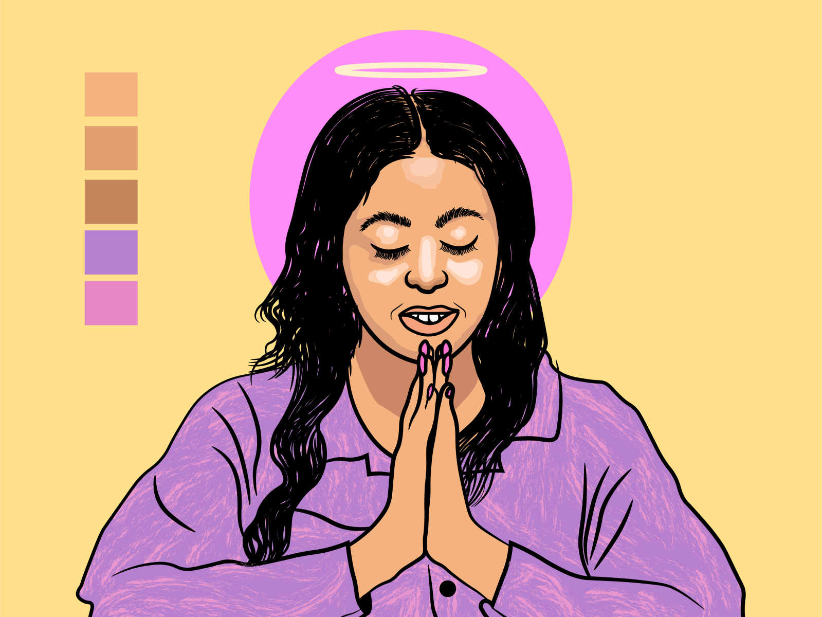 Esther vector Artwork by Favour West on Dribbble