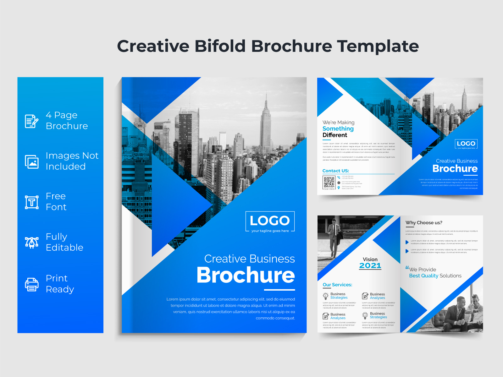 Creative Bifold Brochure Template By Md Ariful Islam Arif On Dribbble