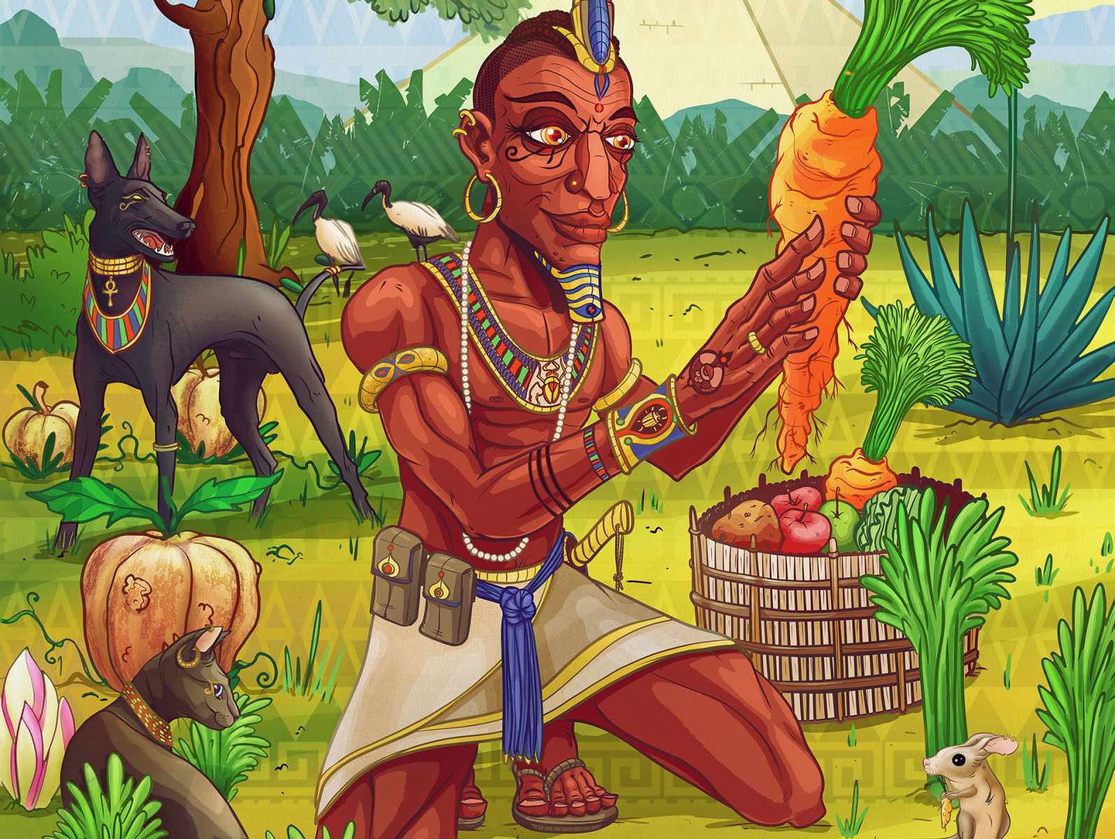 A Vegetable Romance by Eduardo Mainero on Dribbble