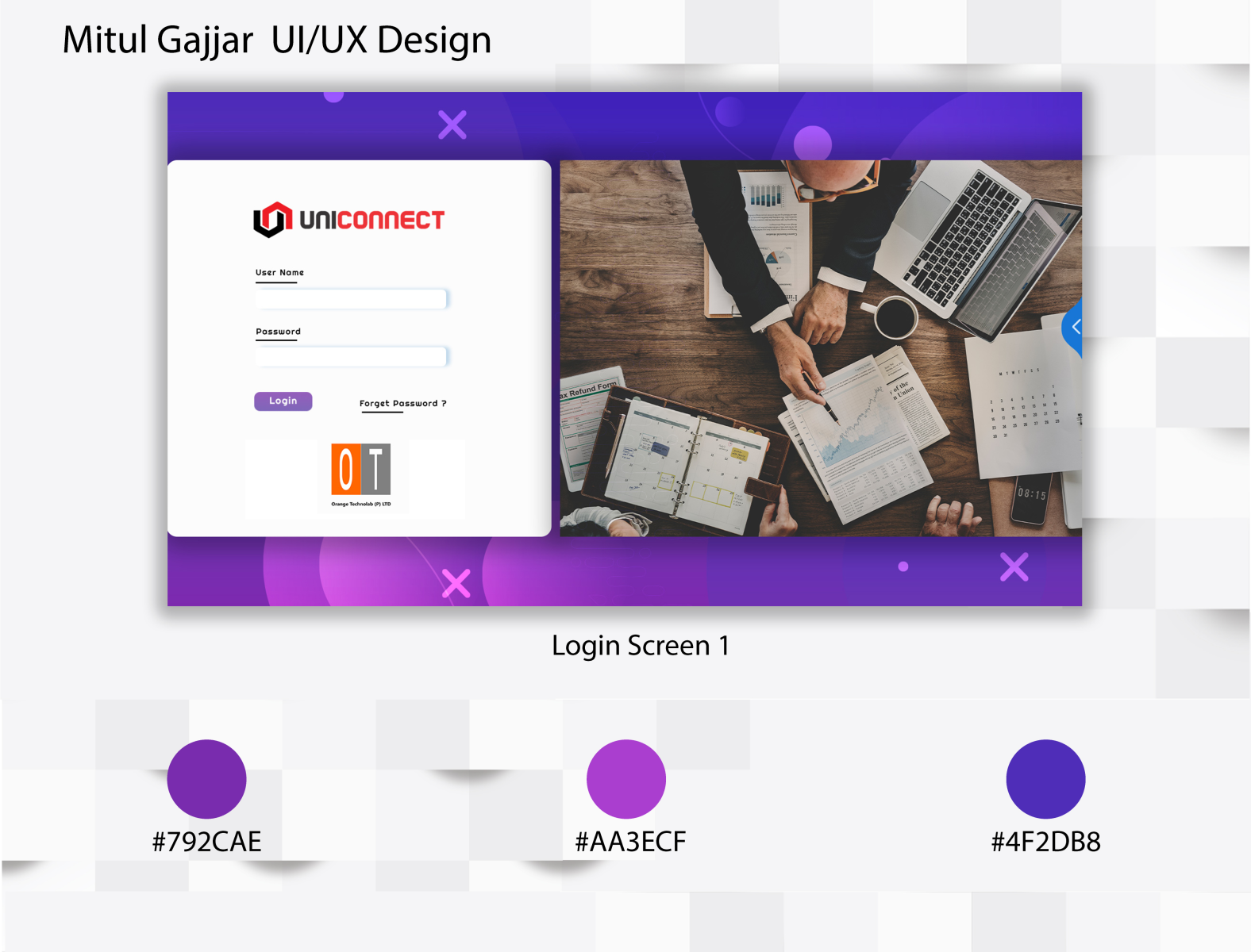 UI/UX Design for my current working company by Mitul Gajjar on Dribbble