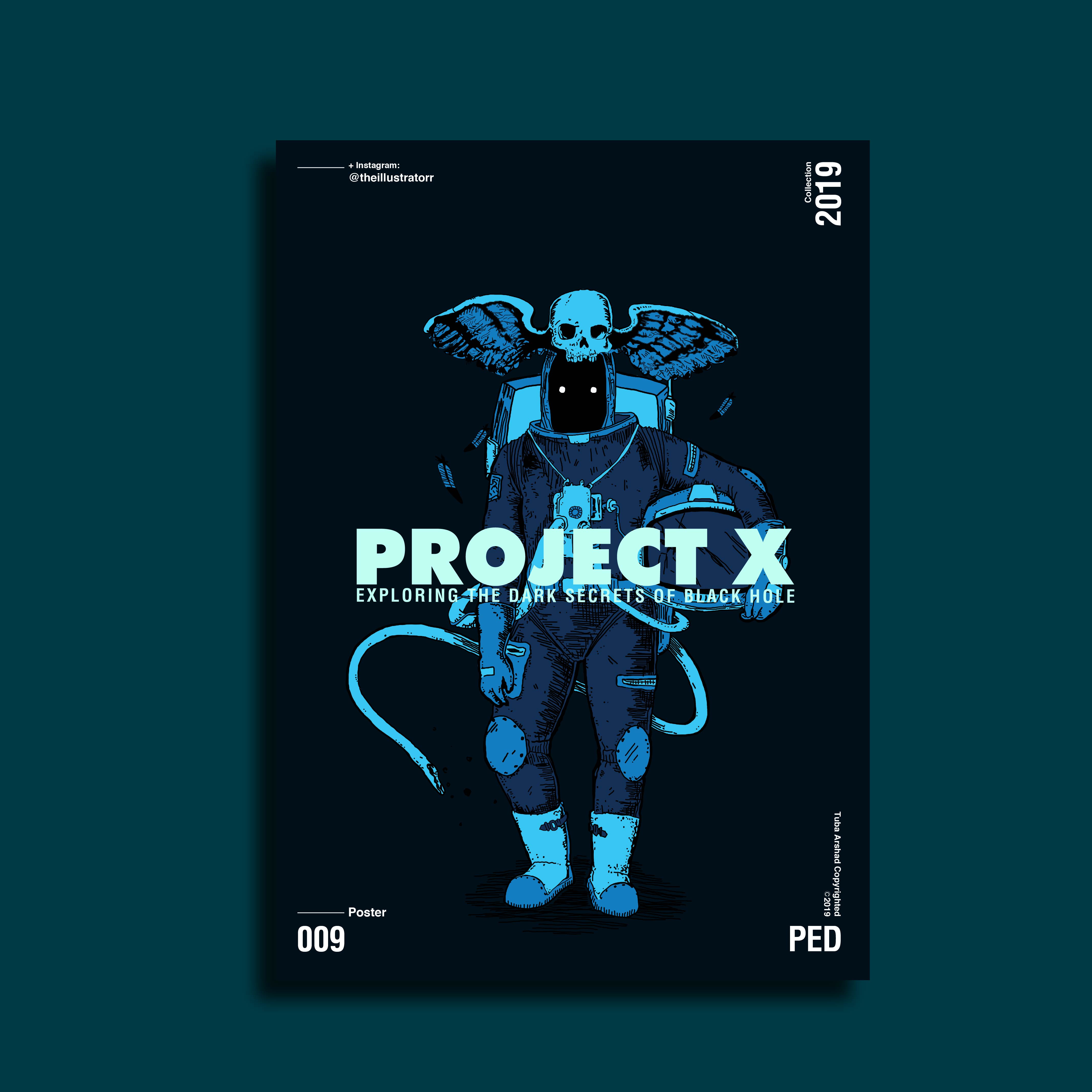 Project X - Poster Design by Tuba Arshad on Dribbble