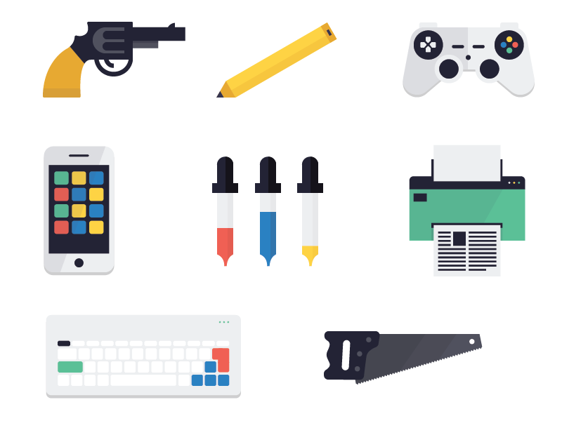 The Most Random Icon Set by Alex Collins on Dribbble