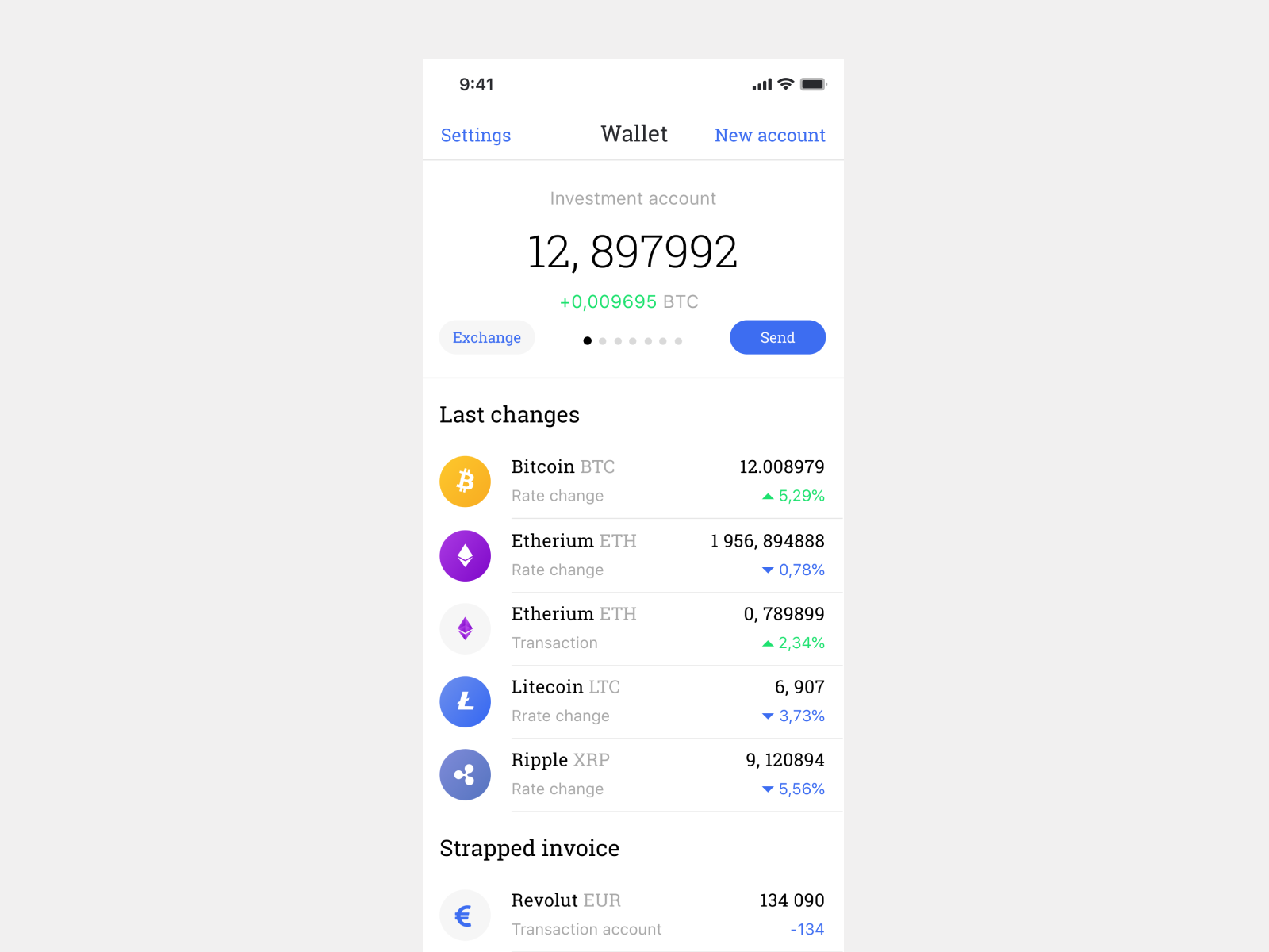 Bitcoin Wallet Screenshot