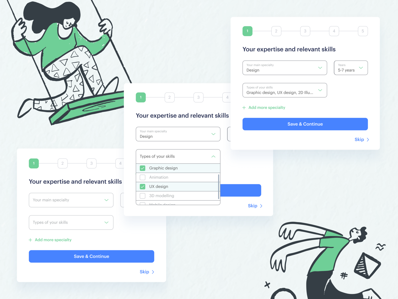 Multistep form by Adeniji Victor | Dribbble