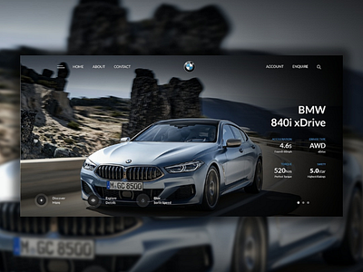 BMW Landing Page Concept by Aymane Zaki on Dribbble