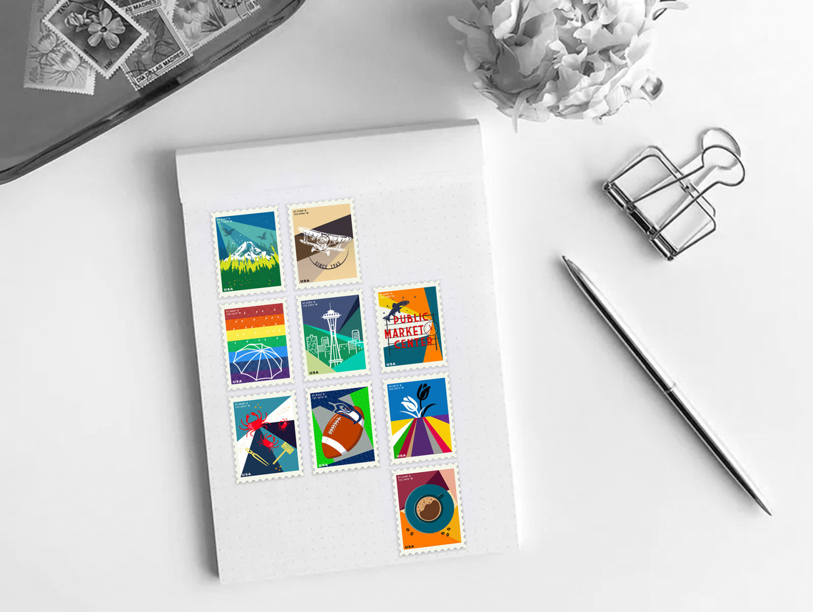 A stamp illustration project by Hungyi Lee on Dribbble