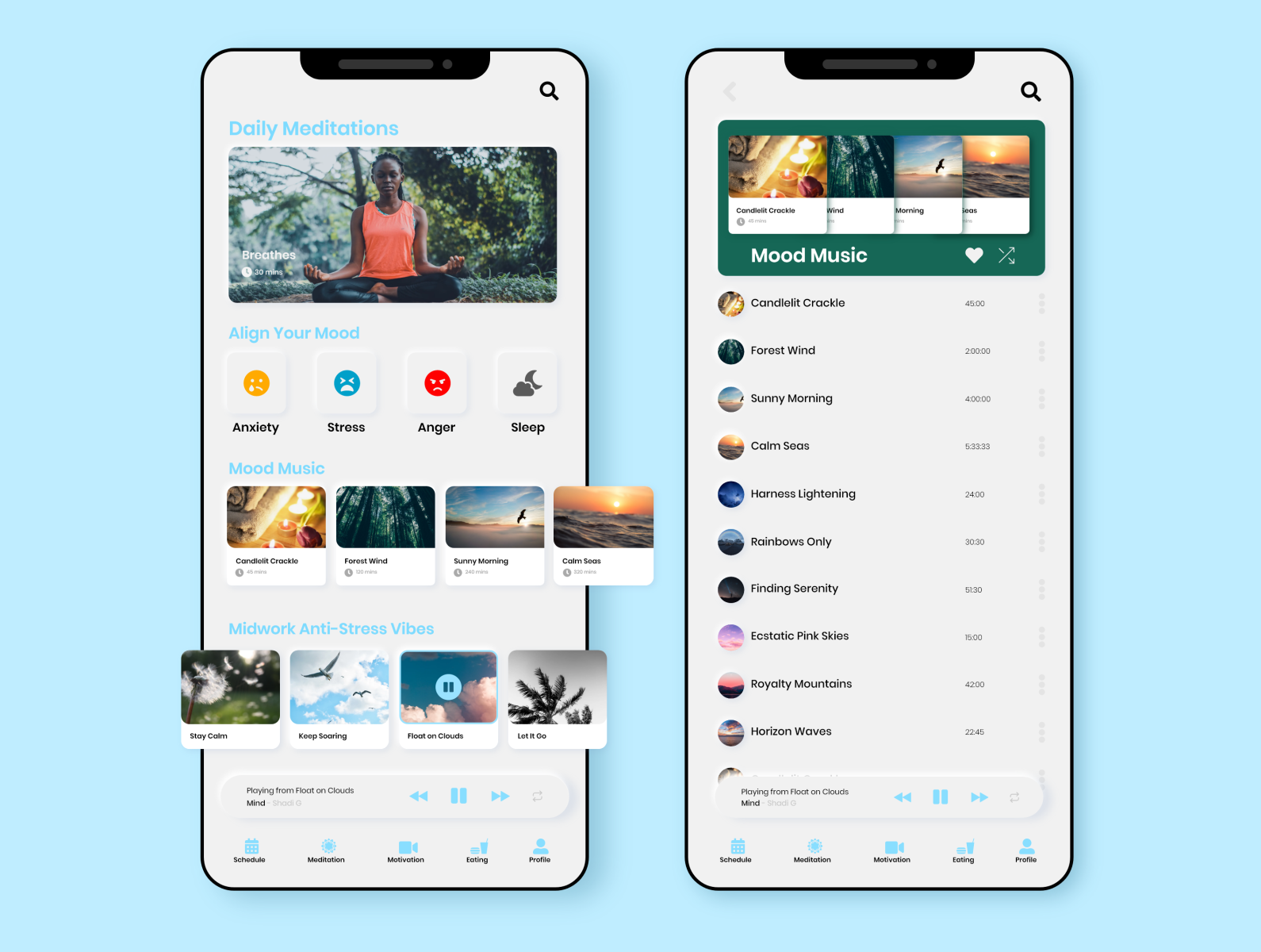 Meditation App by Tope Ogundele on Dribbble