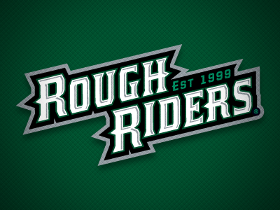 Cedar Rapids RoughRiders Word-Mark Logo by Chad B Stilson on Dribbble