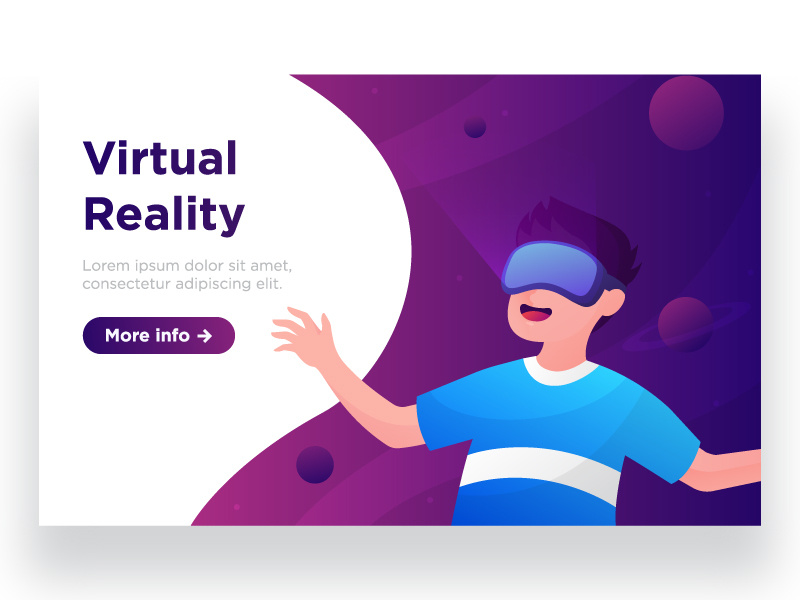 Virtual Reality Landing Page by M Yazid Akhsani on Dribbble Virtual Reality Landing Page by M Yazid Akhsani on Dribbble