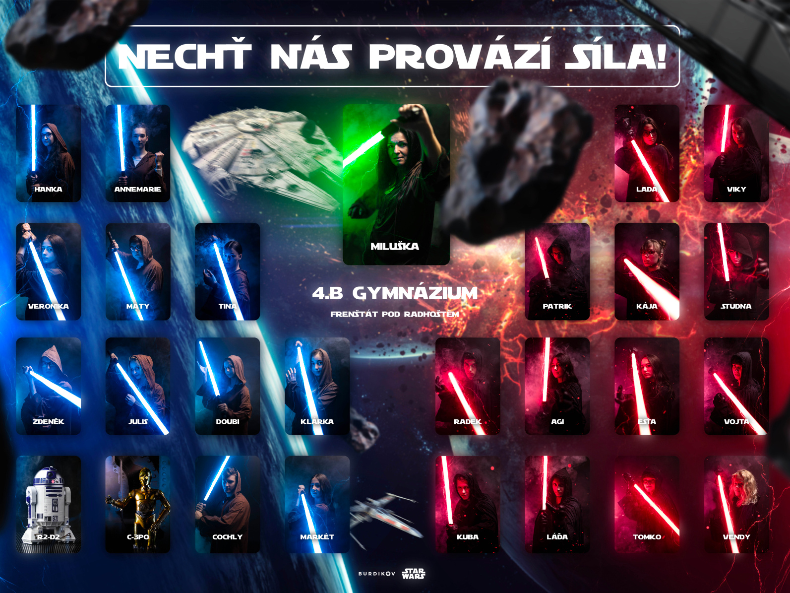 STAR WARS / Graduation board by Michail Burdikov on Dribbble