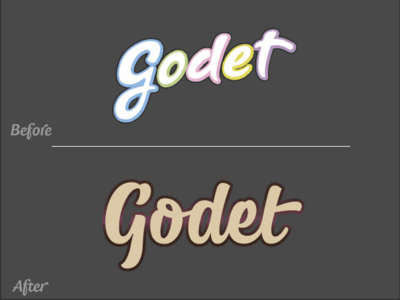 Godet Logo Restyling by Aldo De Losa on Dribbble