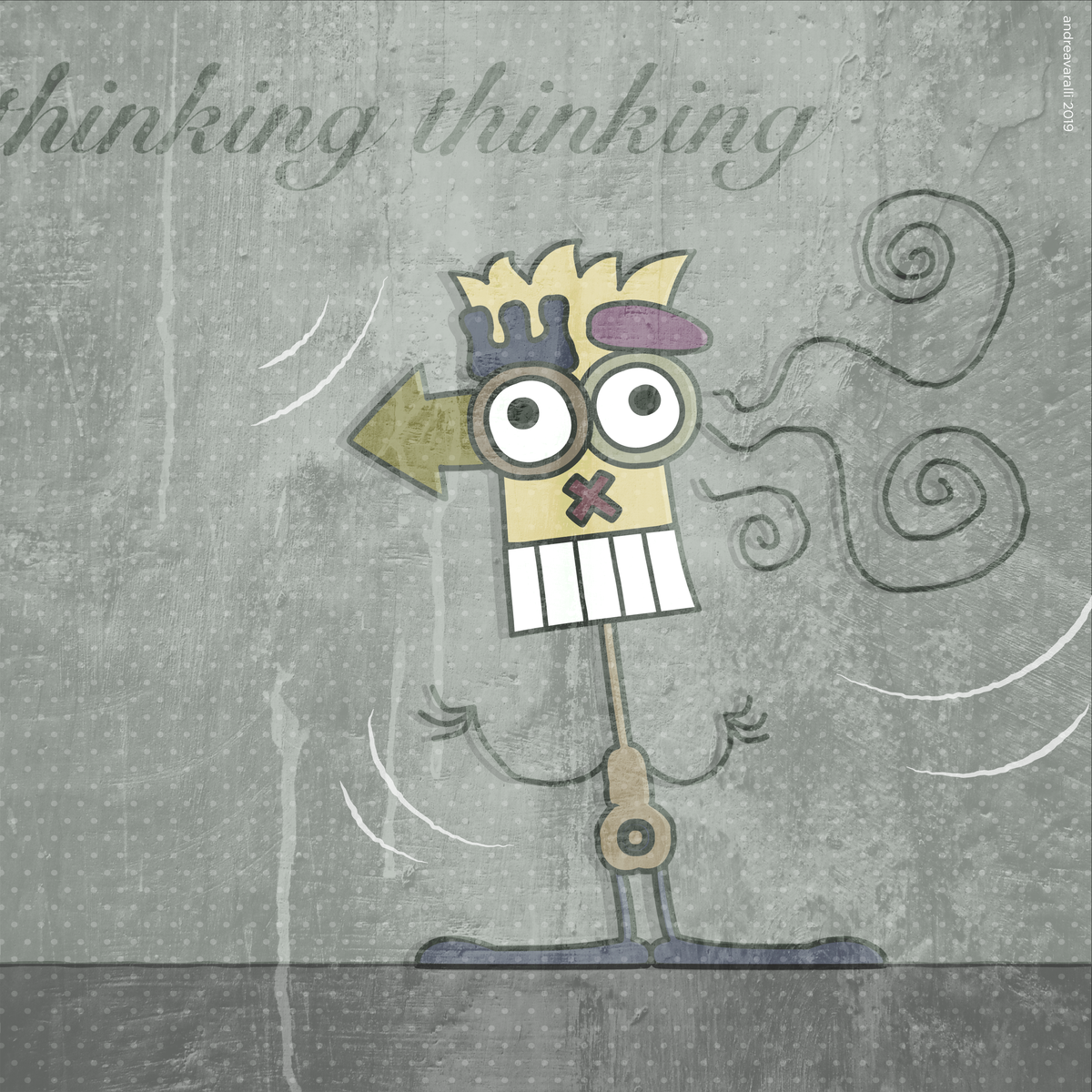 Thinking thinking thinking ... by Andrea Varalli Artwrk on Dribbble