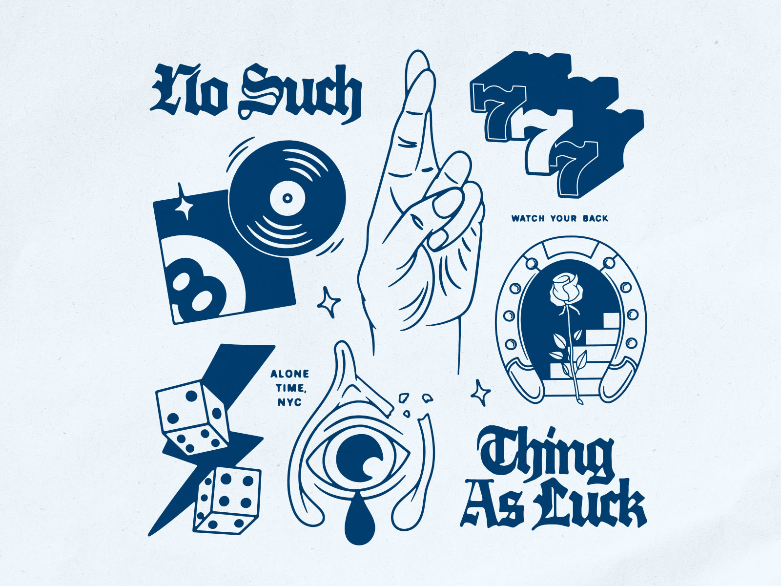 No Such Thing As Luck by Eric Lee on Dribbble