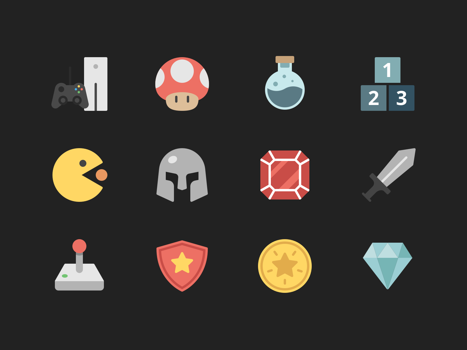 Gaming Icons by Denis Rodchenko on Dribbble