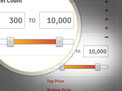 Ticket Count Slider by Danny Amacher on Dribbble