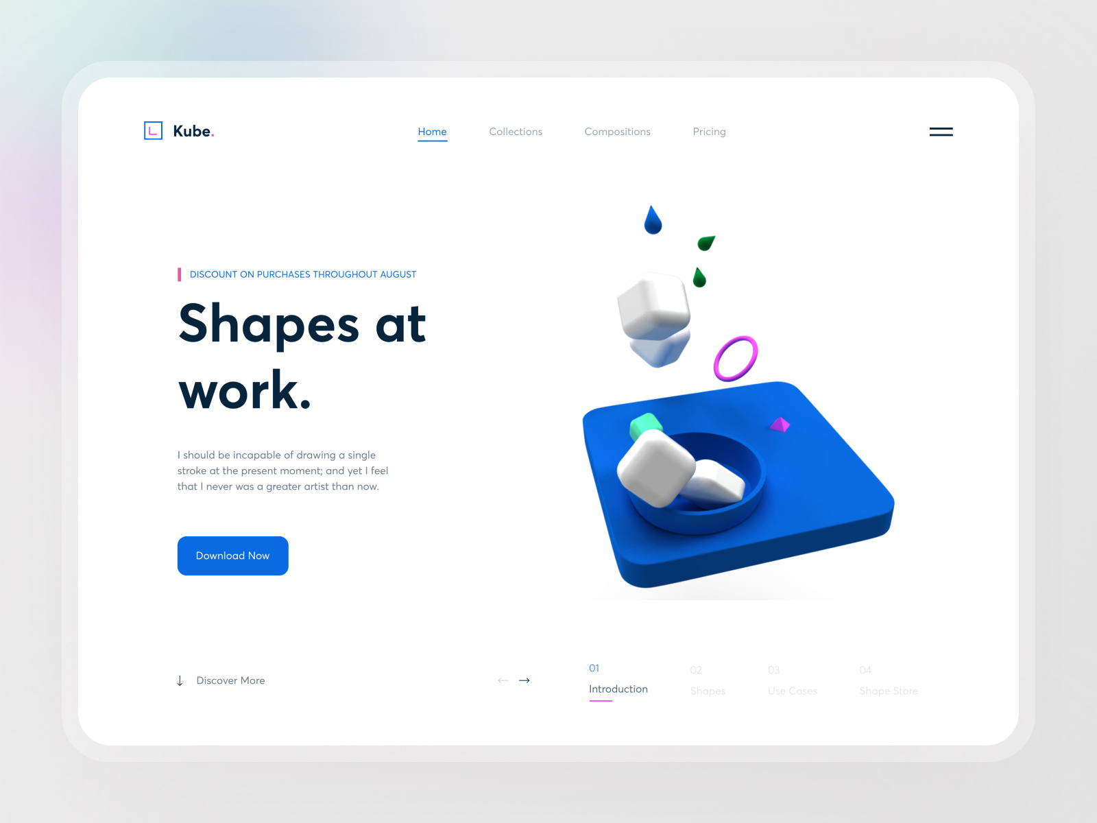 3D IN HERO by Timothy Ogundipe on Dribbble