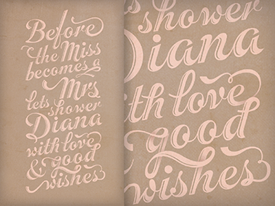 Custom Lettering by Roxanne Bello on Dribbble