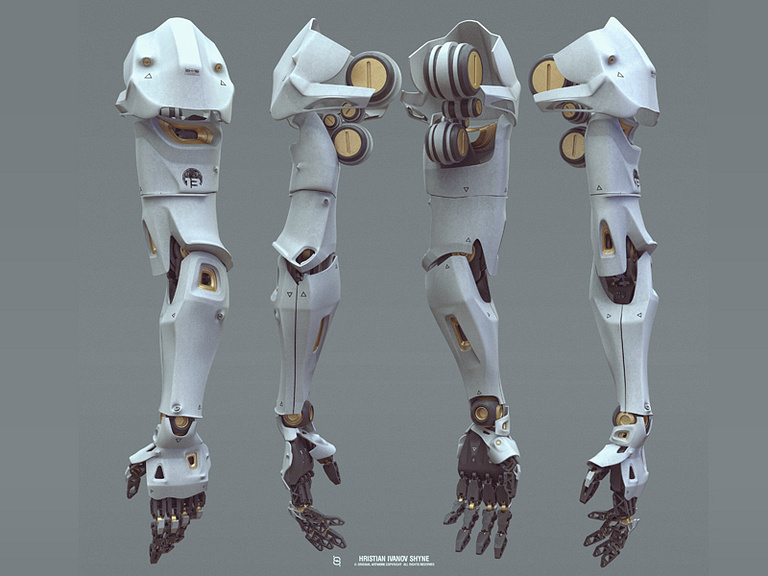 Mecha Arm 03 by Hristian Ivanov Shyne on Dribbble