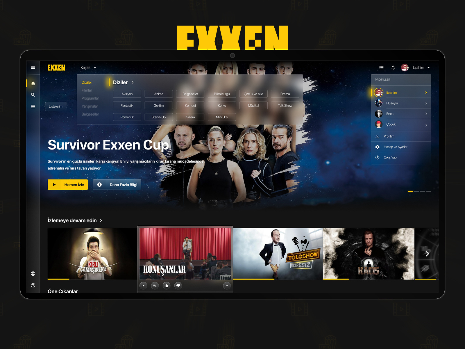 Exxen Website Redesign by İbrahim ÖZTÜRK on Dribbble