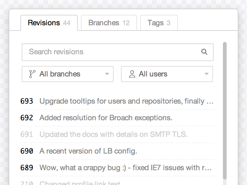 New reference selector by Eugene Fedorenko for Wildbit on Dribbble