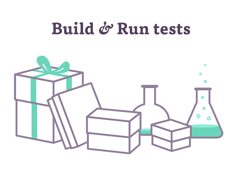 Build & Run tests by Eugene Fedorenko on Dribbble