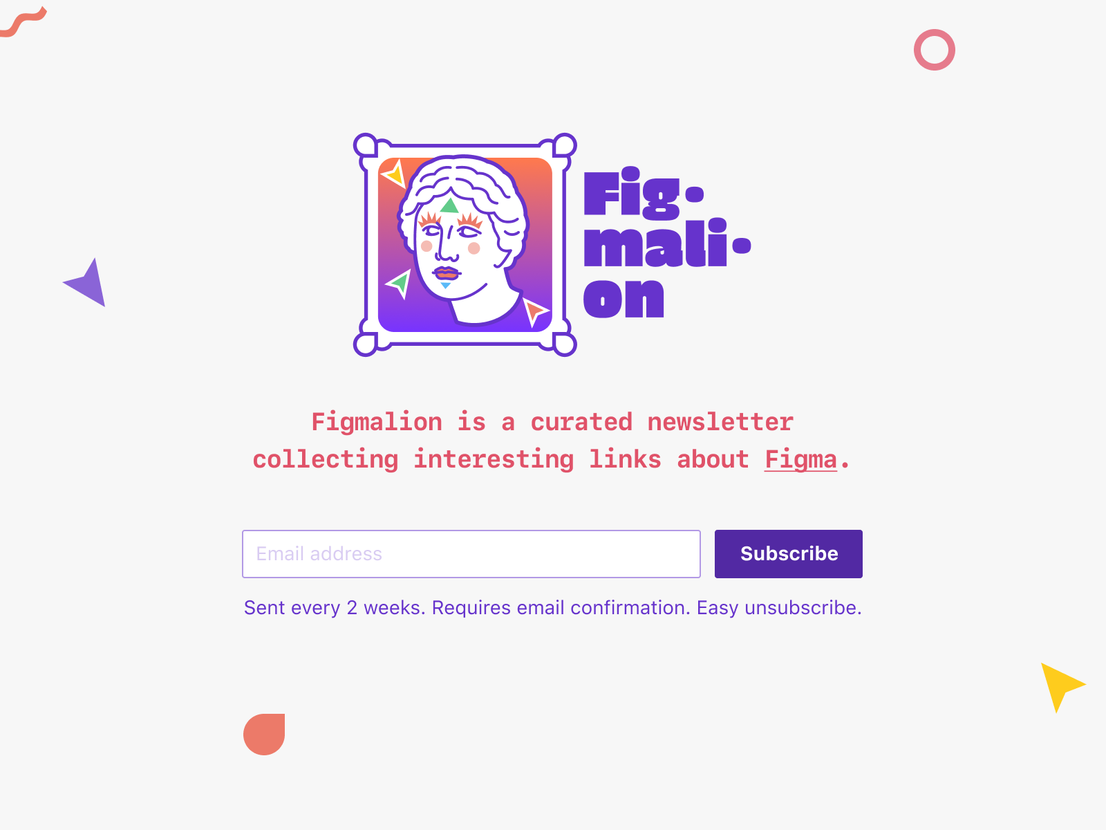 Figmalion newsletter by Eugene Fedorenko on Dribbble