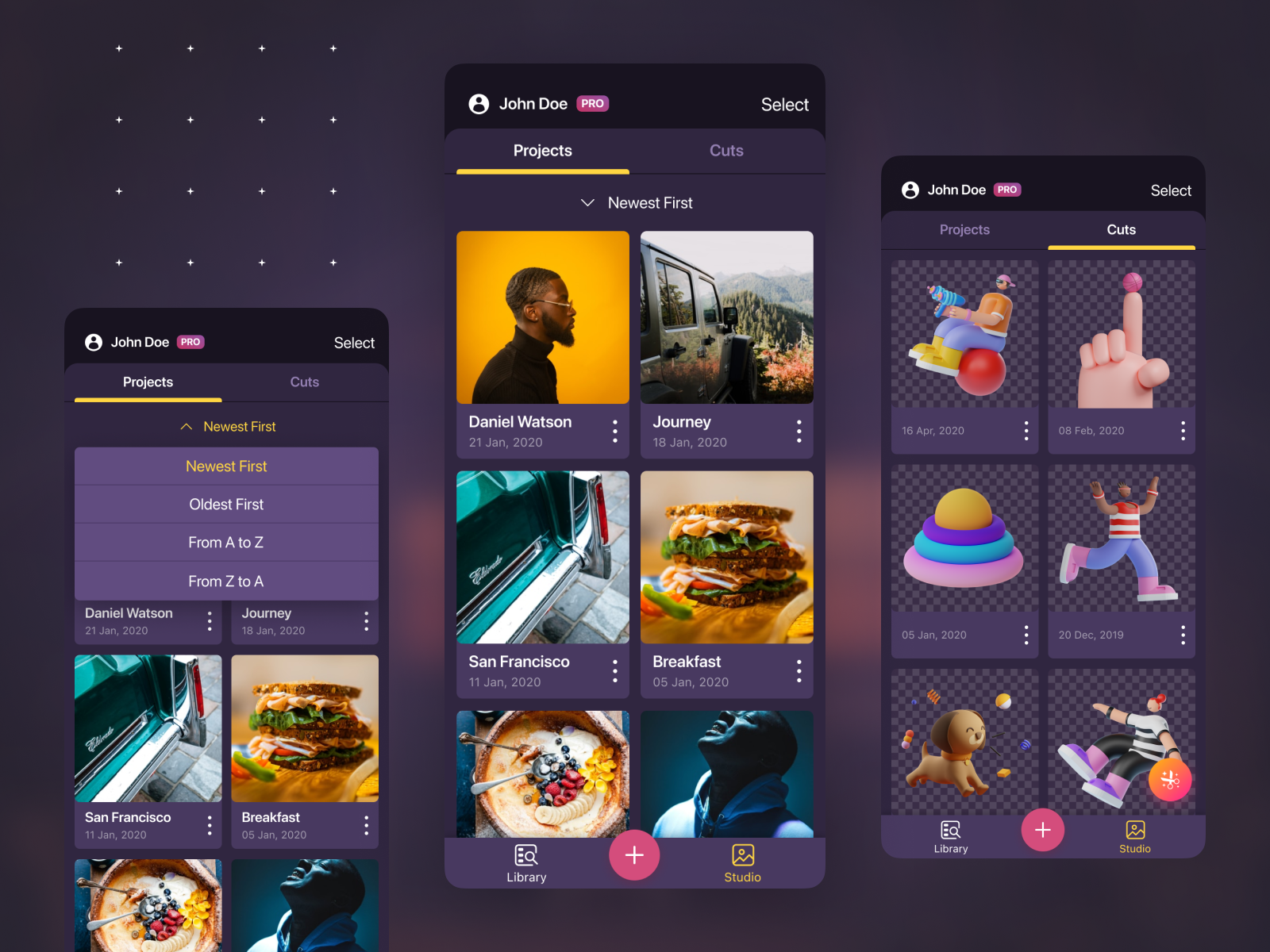 Photo Editing App «Pixomatic» by Alexandr Well for Apalon on Dribbble