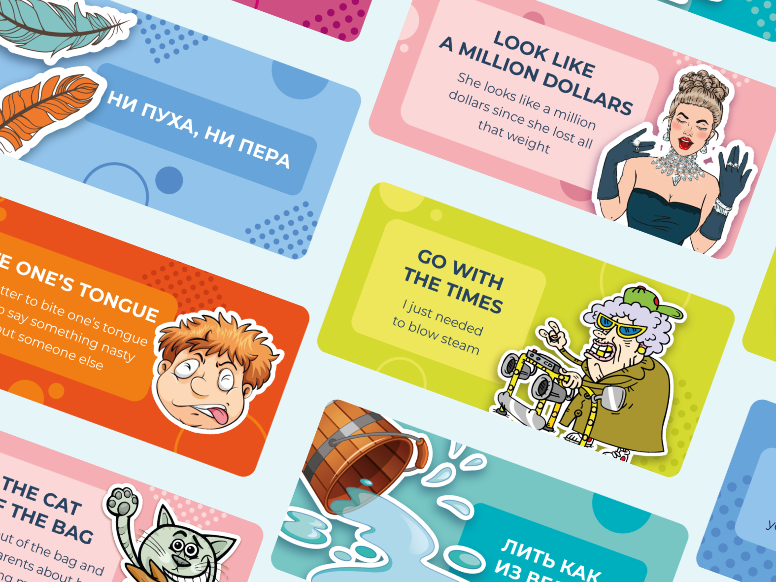 Flashcards by Lavenderill on Dribbble