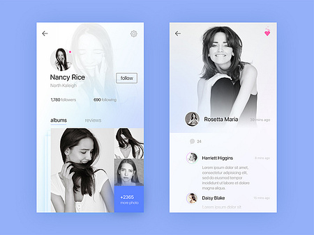 Fashion Model Interface Concept by liricooo🐙 on Dribbble