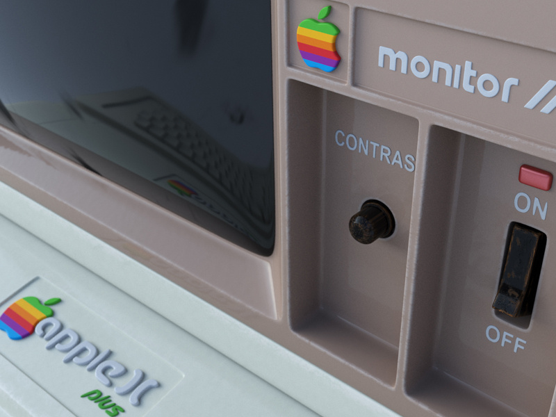 Apple 2 Computer by Dave Gawron on Dribbble