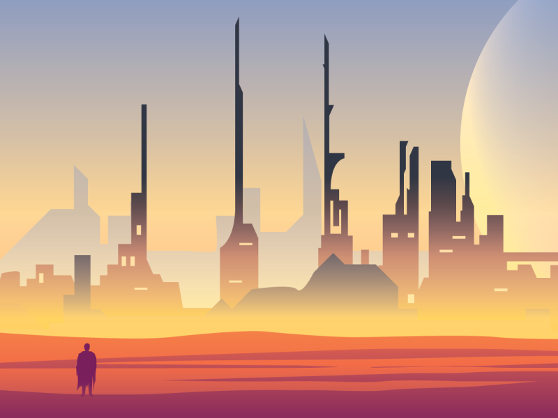 Lost in Nowhere vector illustration by Md Said on Dribbble