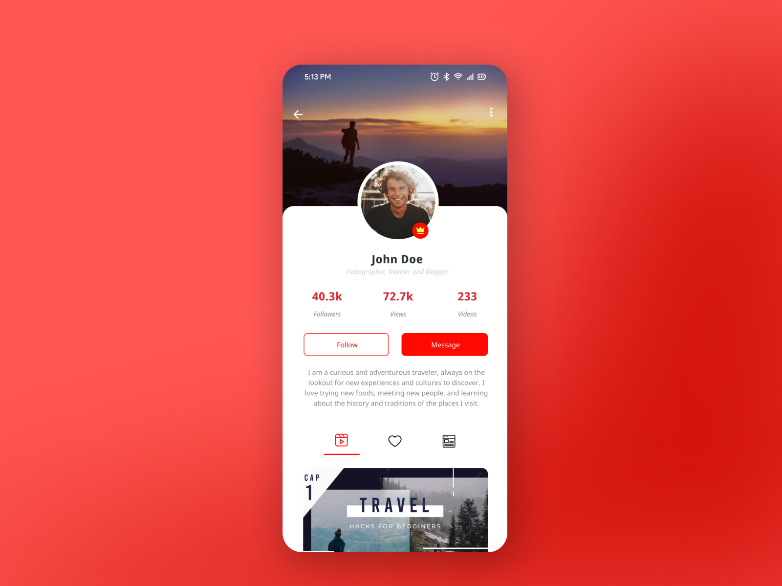 Day 6: User Profile Daily UI Challenge. by Md Said on Dribbble