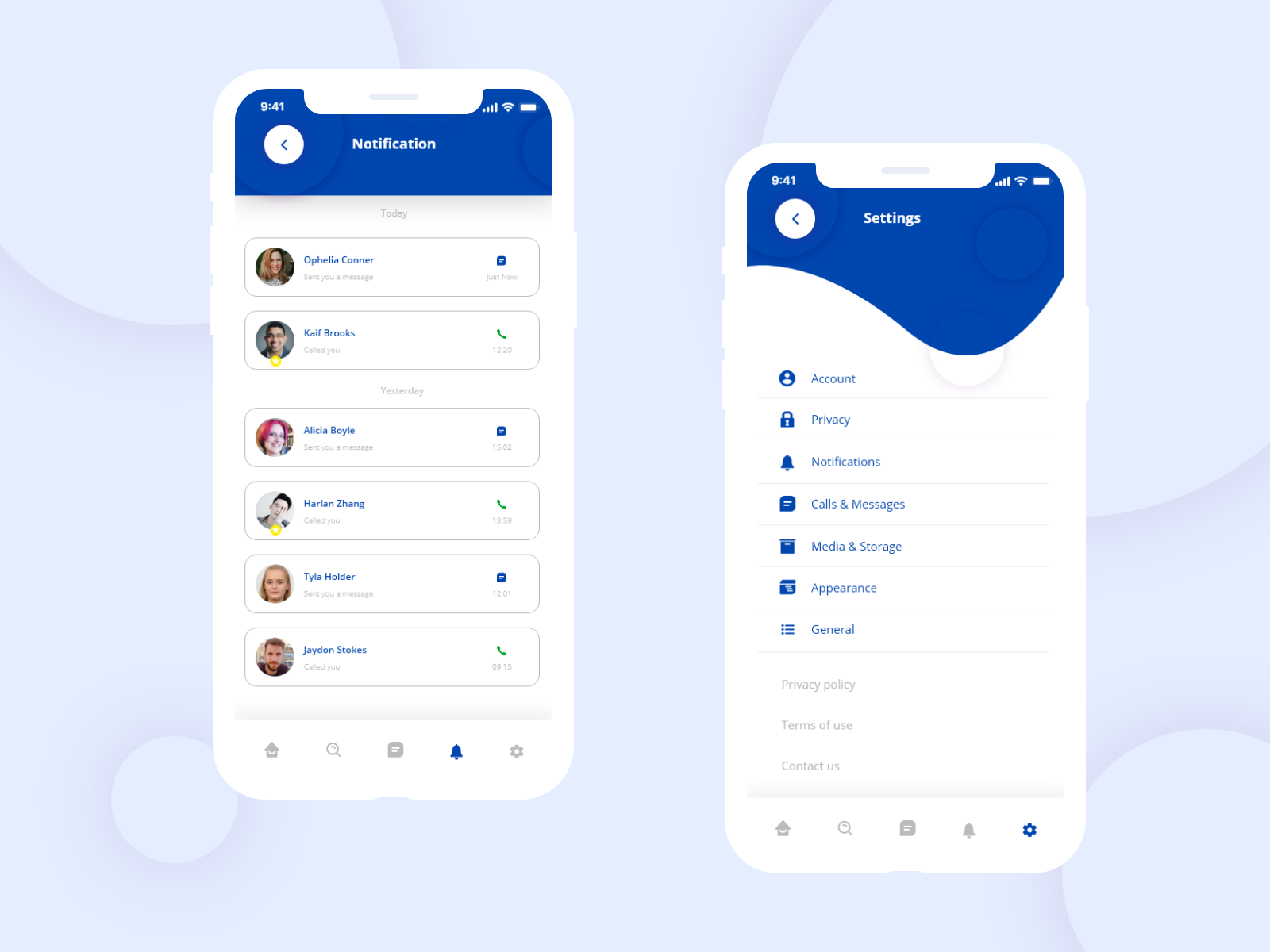 Messenger APP by Gurgac Beqa on Dribbble