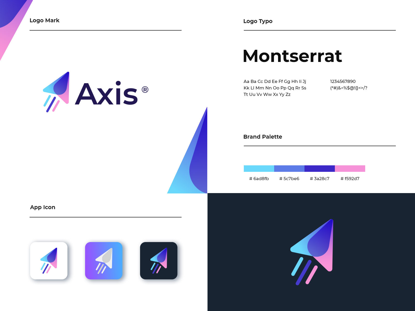 Axis logo by Dipankar Debnath on Dribbble