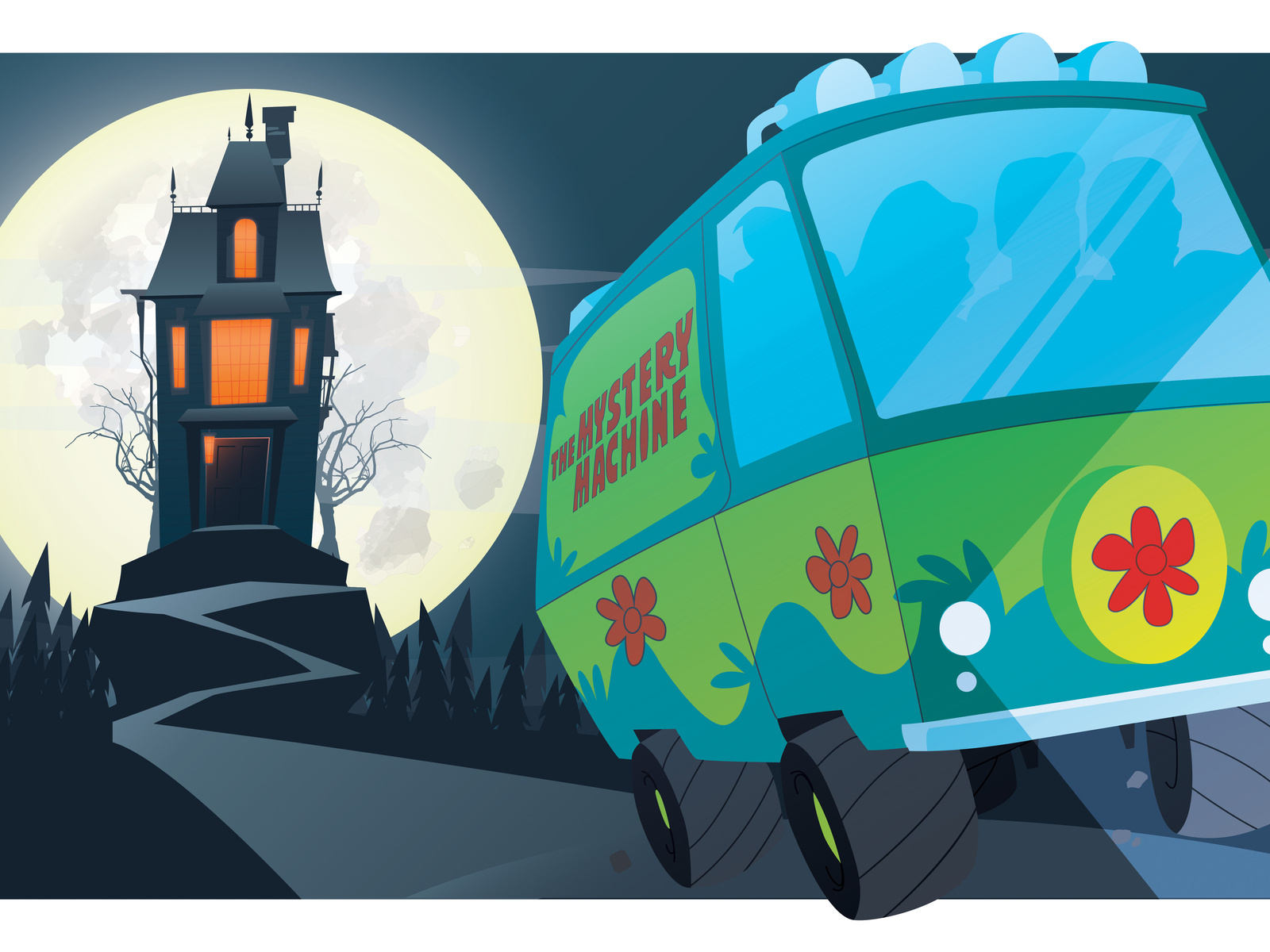 Mystery Machine Poster by Michael McCalip on Dribbble