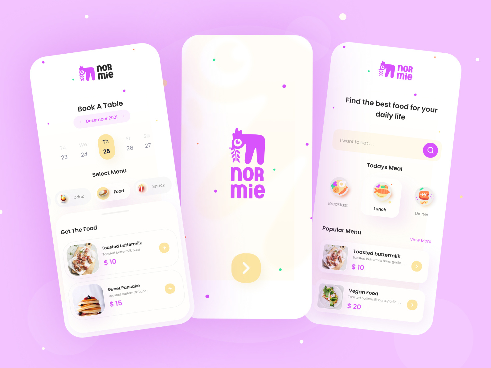🍛 Normie Restaurant Apps 🍛 by Anam W P for Vektora on Dribbble