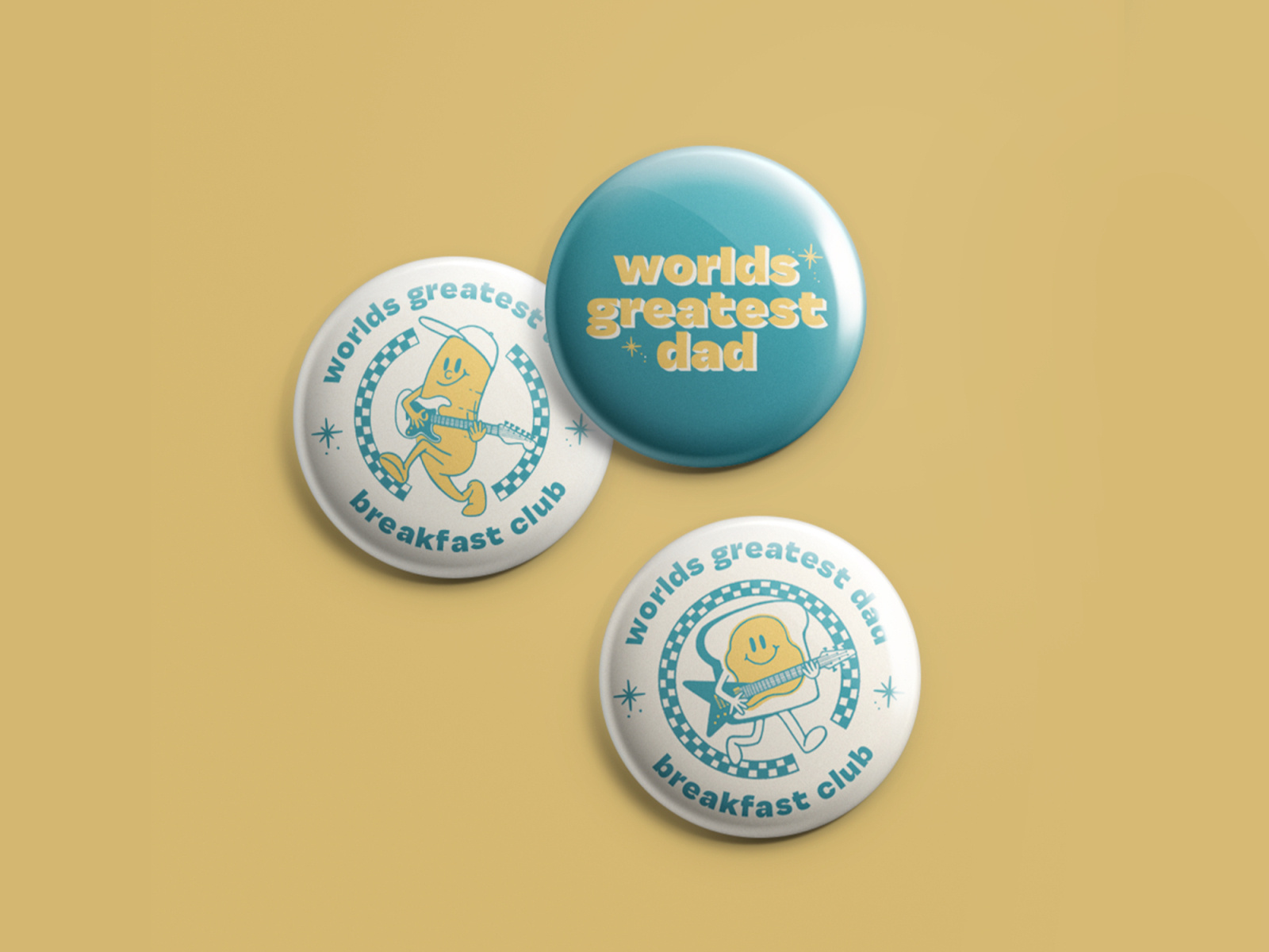 Breakfast Club Buttons by Monica Misiak on Dribbble