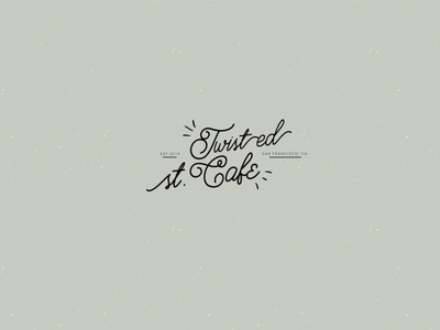 Twisted Street Cafe Logo by Alex Lynn on Dribbble