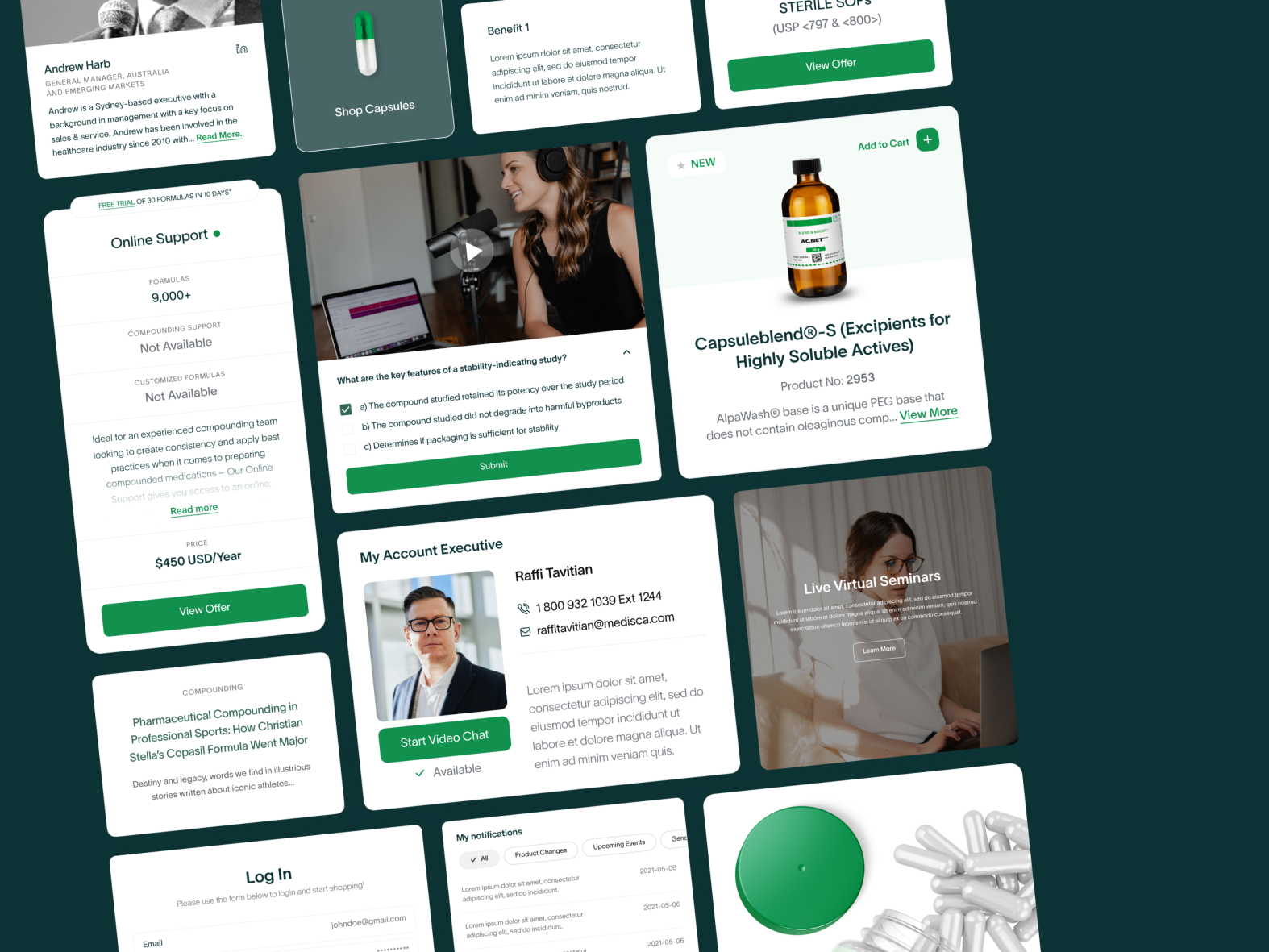 Dashboard Modules by Mahendra Canaguy on Dribbble