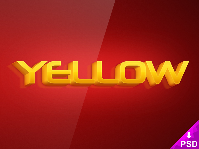 Yellow Text Style by Barin Christian on Dribbble