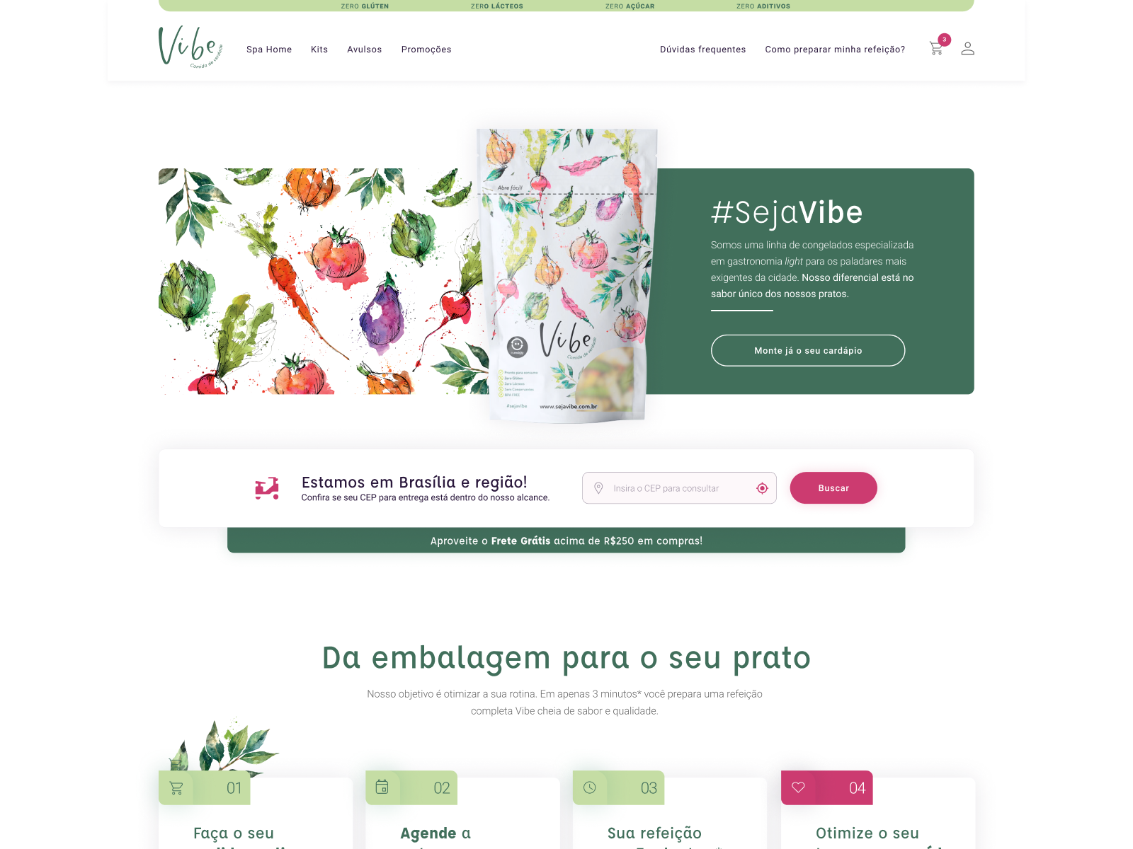 Healthy food UI/UX Design by Gabriel Corá on Dribbble