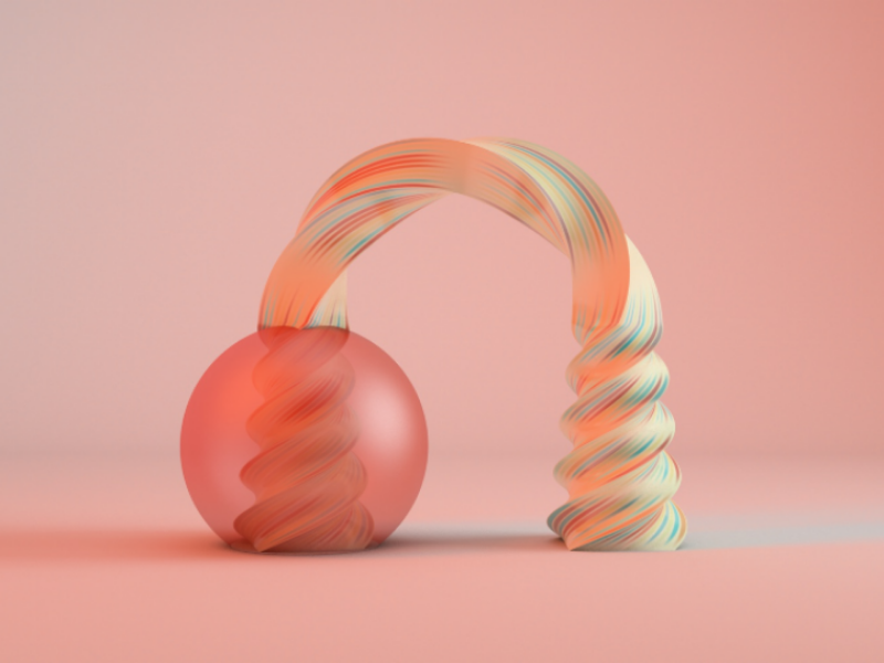 Warm shapes by Pauladorada on Dribbble