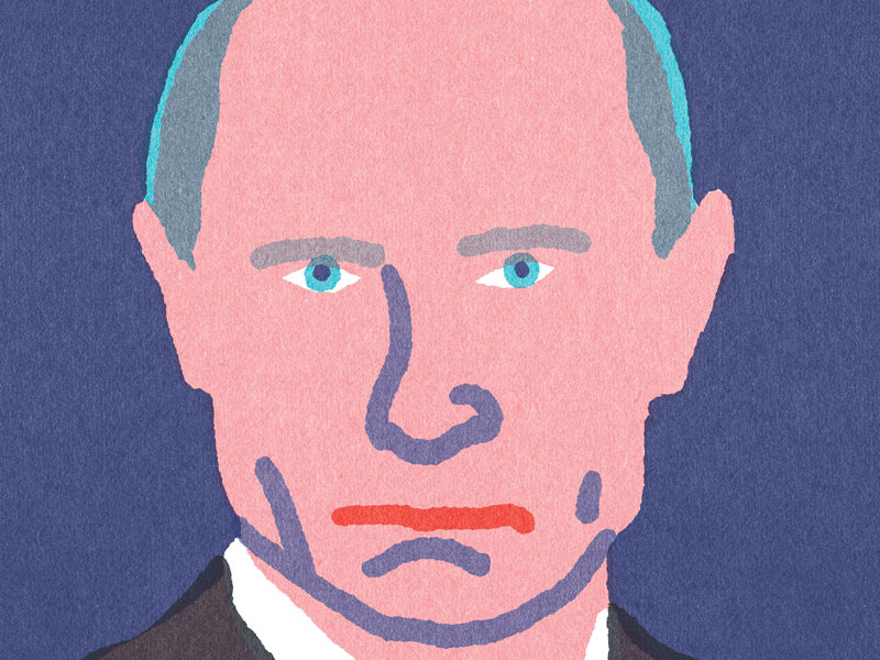 "Quick Portraits" Vladimir Putin by Lorenzo Gritti on Dribbble