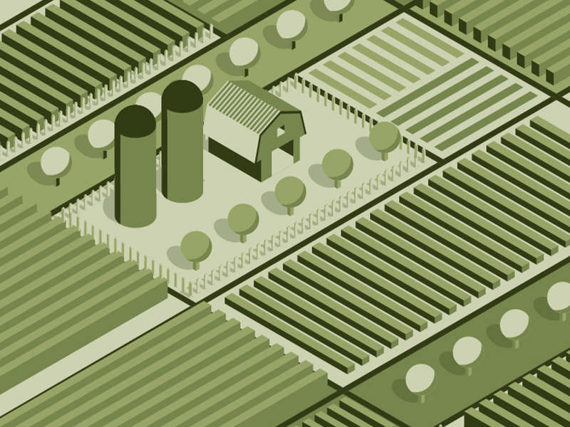 Geo Farm by Jon Simons on Dribbble