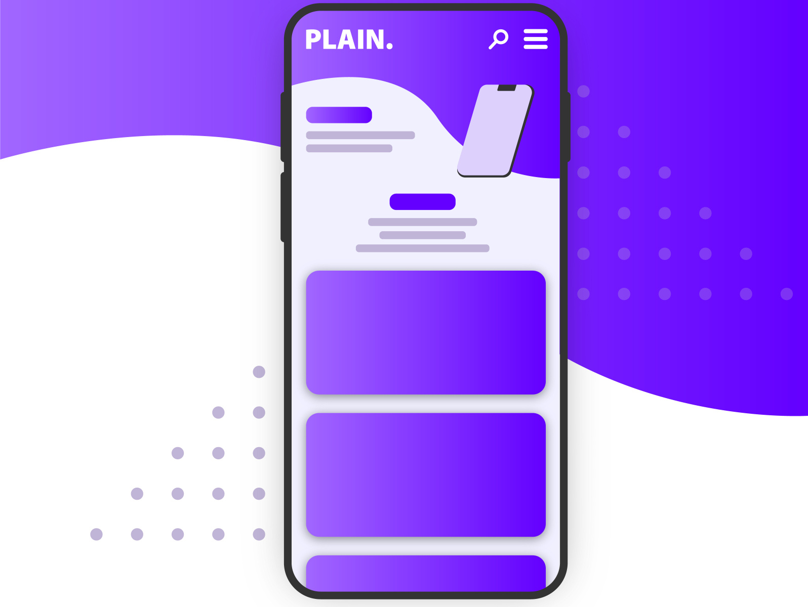 Mobile display by Wies de Munck on Dribbble