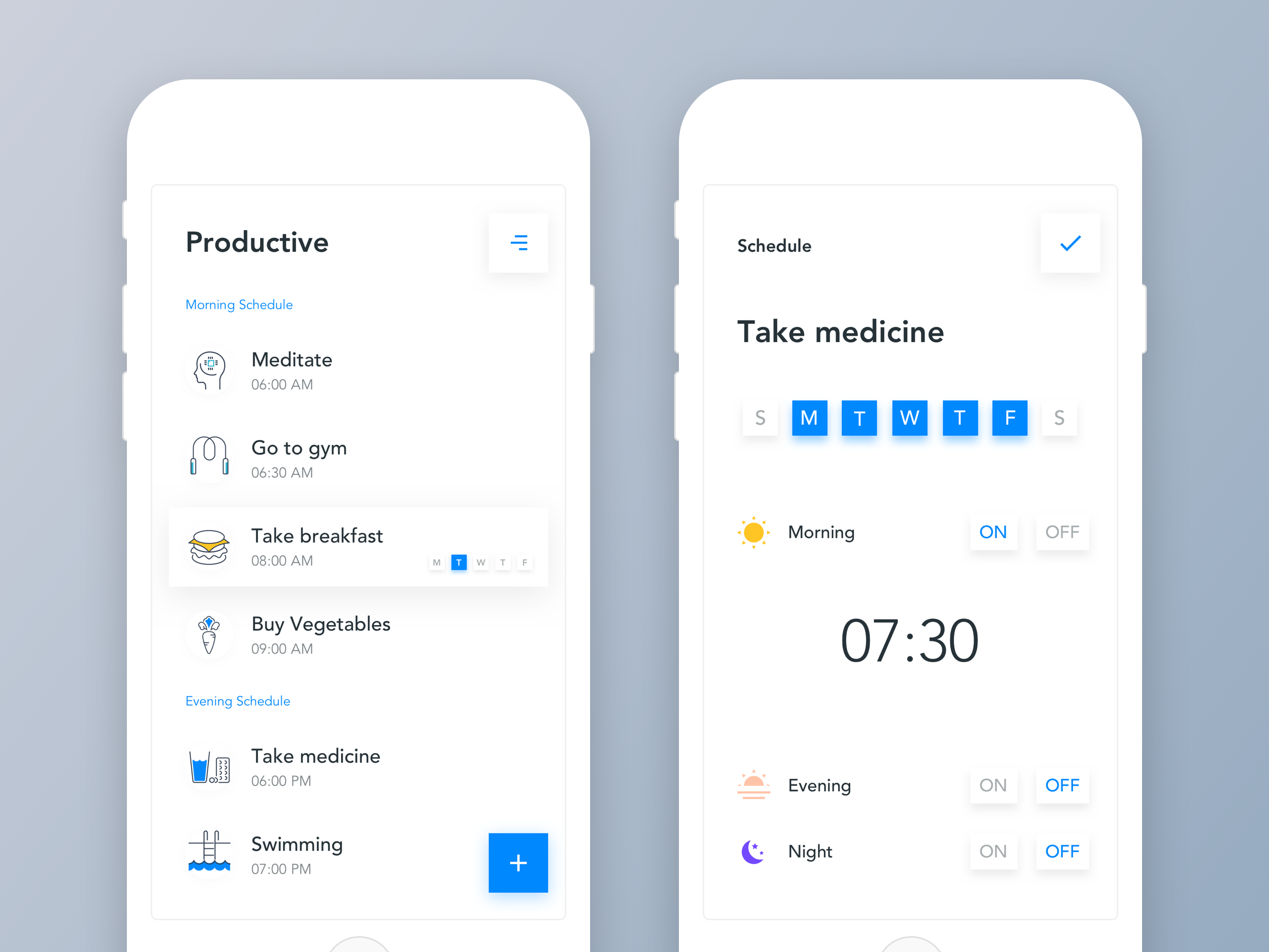 Dribbble Schedule planner app png By Sourav Maity