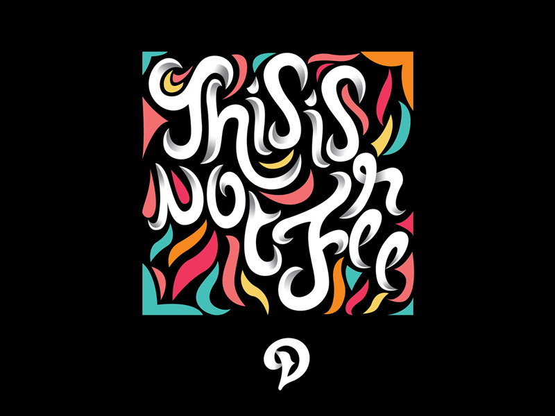 This Is Not Free by Creatoro Logo Design on Dribbble